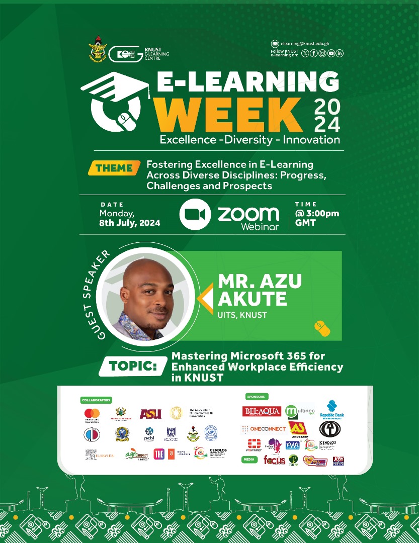Day 1 of KNUST E-Learning Week 2024 | Elearning, KNUST